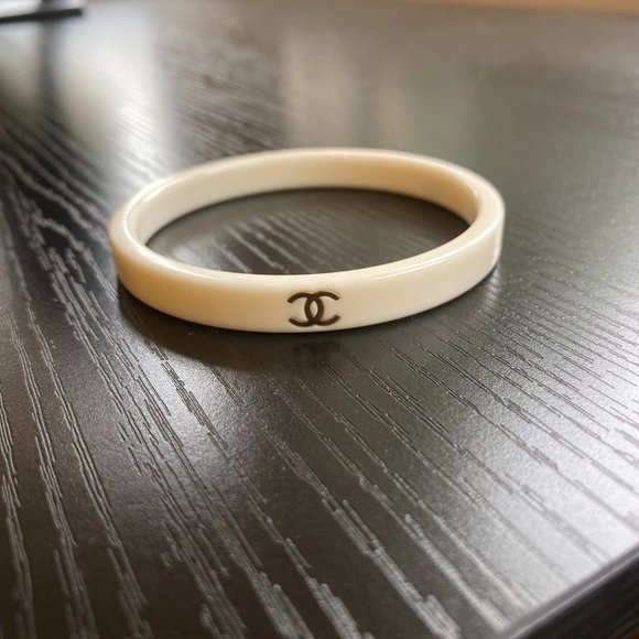 CHANEL | Jewelry | Chanel Cc Bangle Bracelet | Poshmark